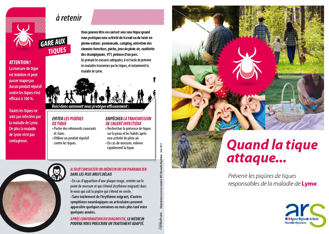 Dépliant "Quand la tique attaque" - Acteurs Actions Santé Environnement ...